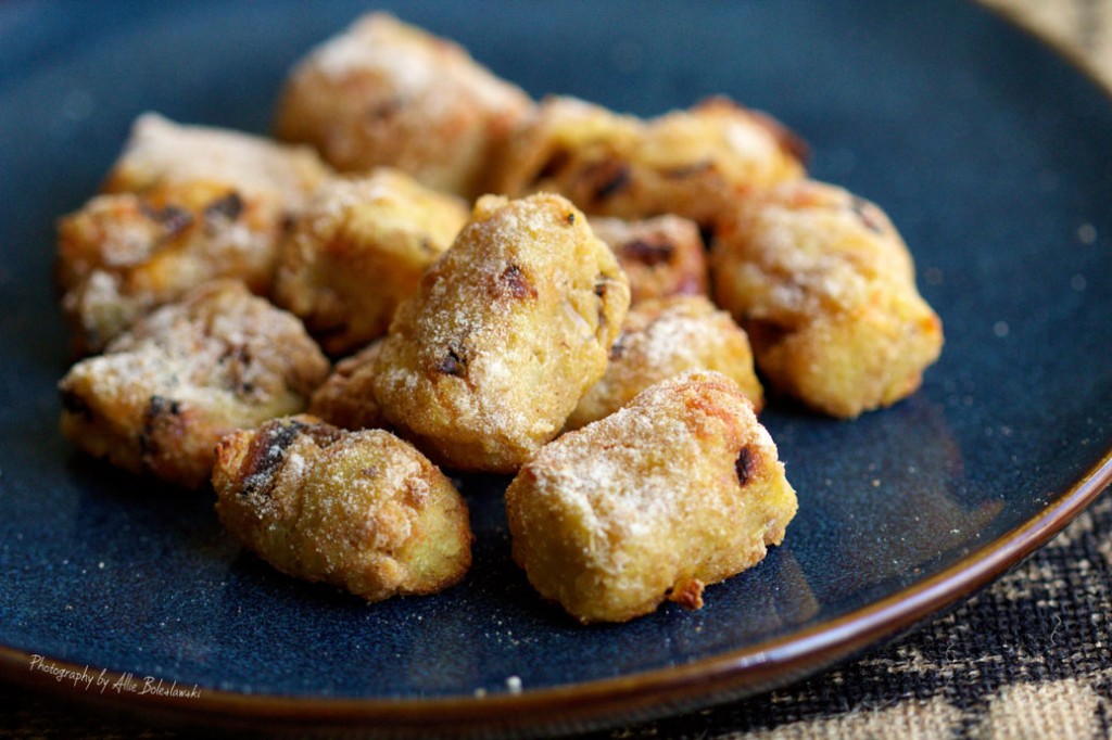 Parmesan Sweet Potato Tots with Buttermilk Chive Dressing