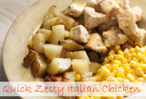 Quick Zesty Italian Chicken