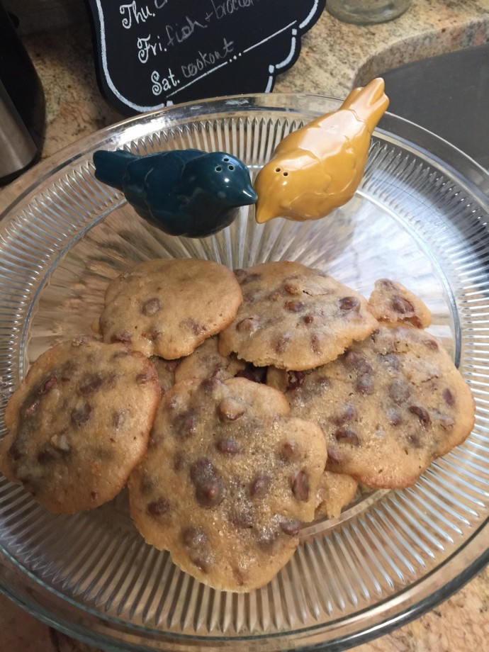 Smokey Chocolate Chip Caramel Cookies