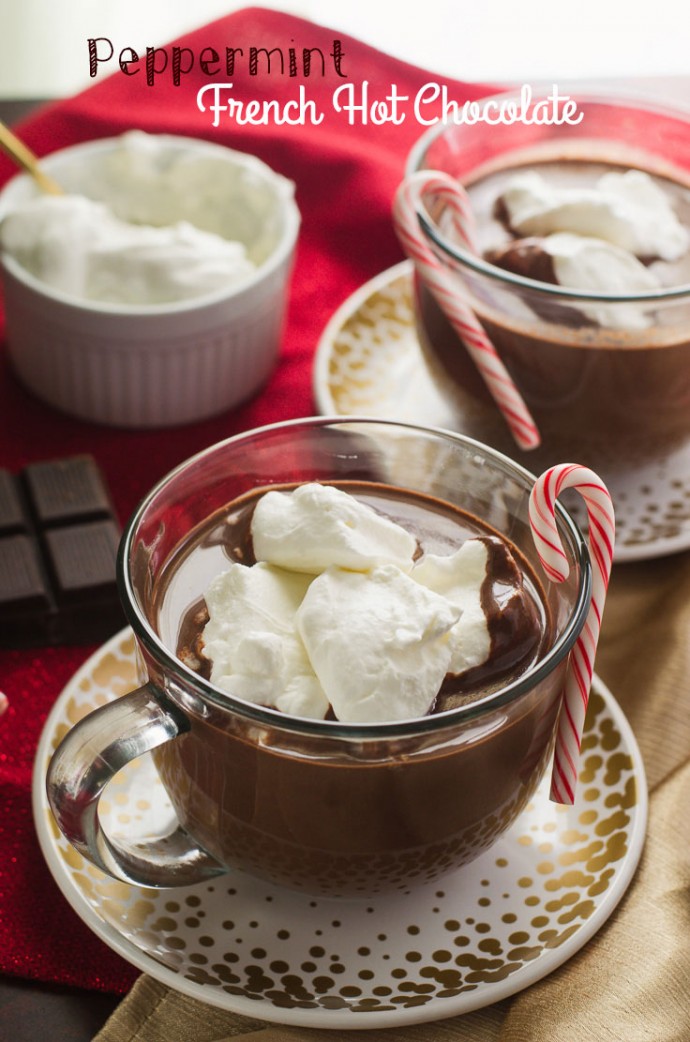 Peppermint French Hot Chocolate