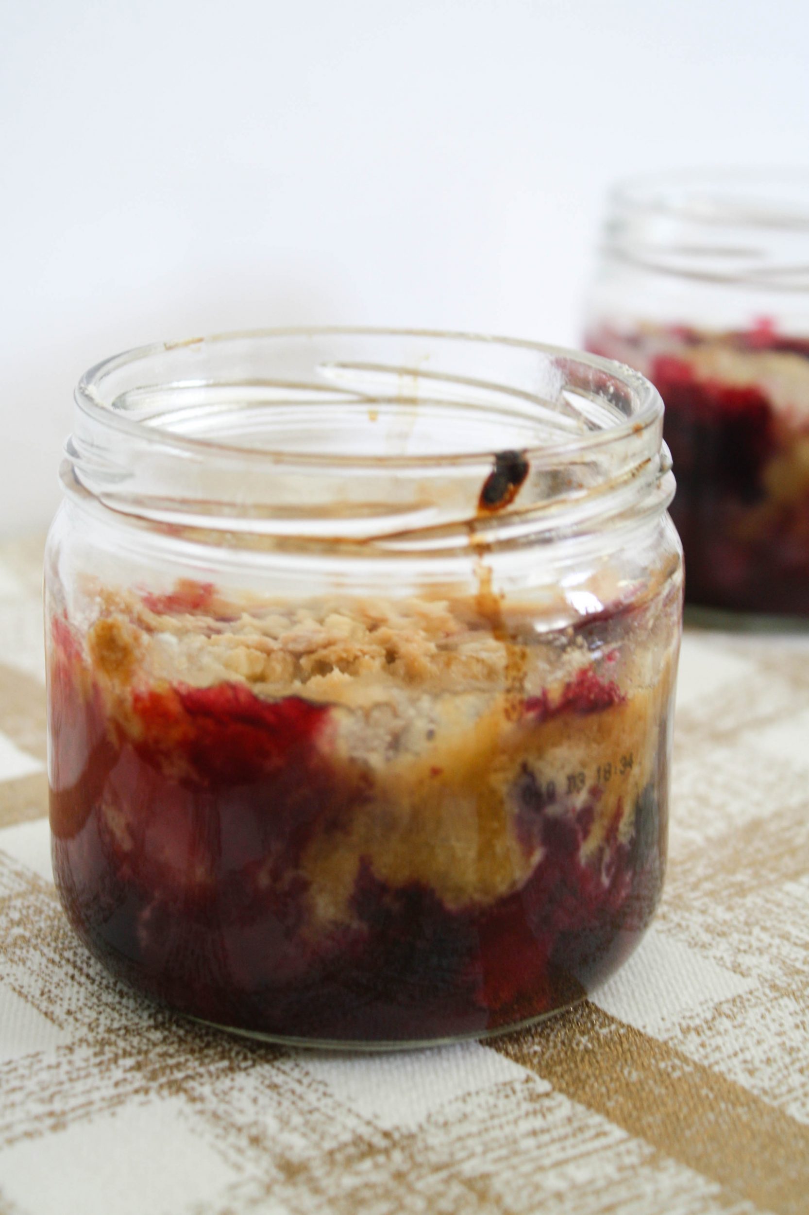 Mini Mixed Berry Crumble for Two